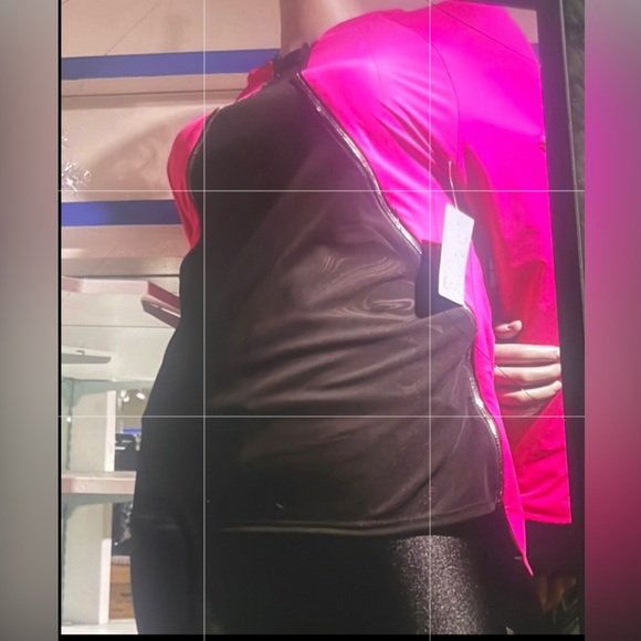 Jackets & Coats | Mega Fashion Club Megawrap Jacket Fuchsia Pink Black ...
